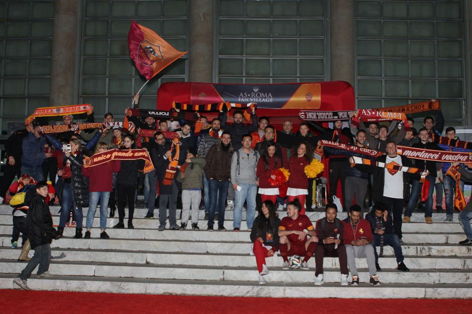 Gallery: Fan Village ahead of Roma v AC Milan - AS Roma