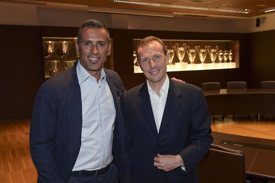 Real Madrid welcome Roma Legends ahead of Corazon Classic Match - AS Roma