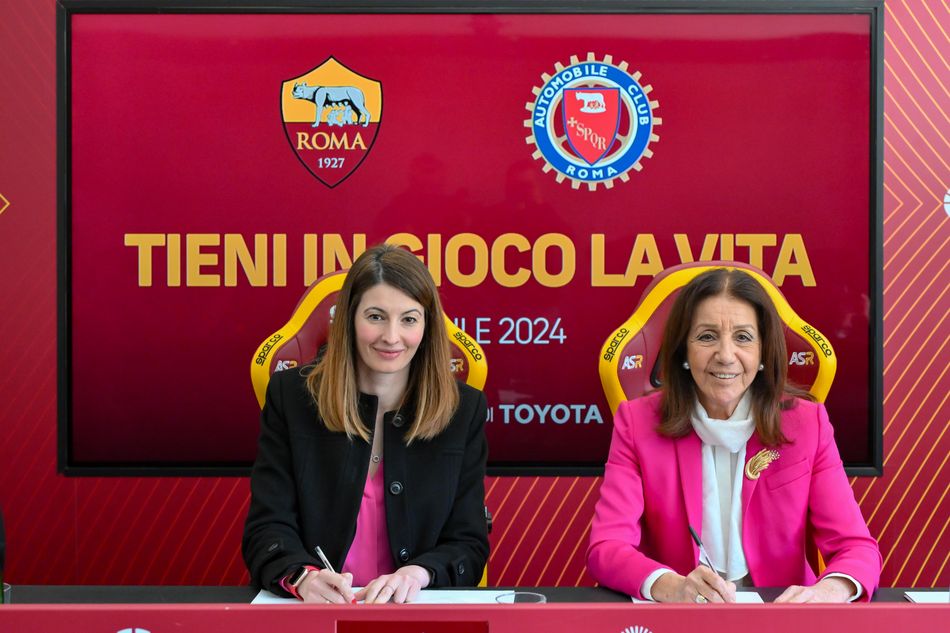 AS Roma and Automobile Club Roma launch 'Keep Life Onside' campaign to ...