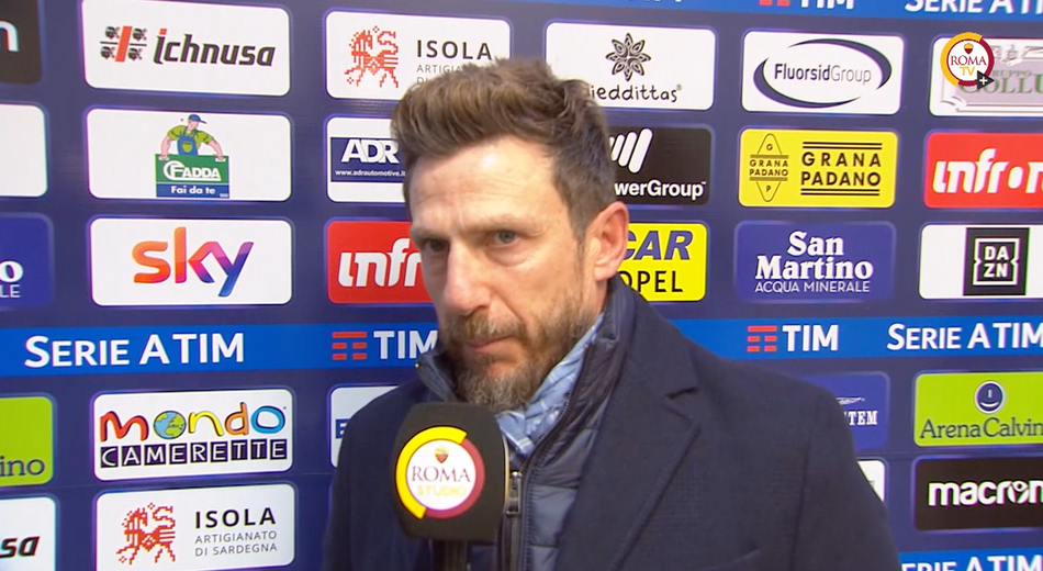 Eusebio Di Francesco dopo Cagliari-Roma - AS Roma