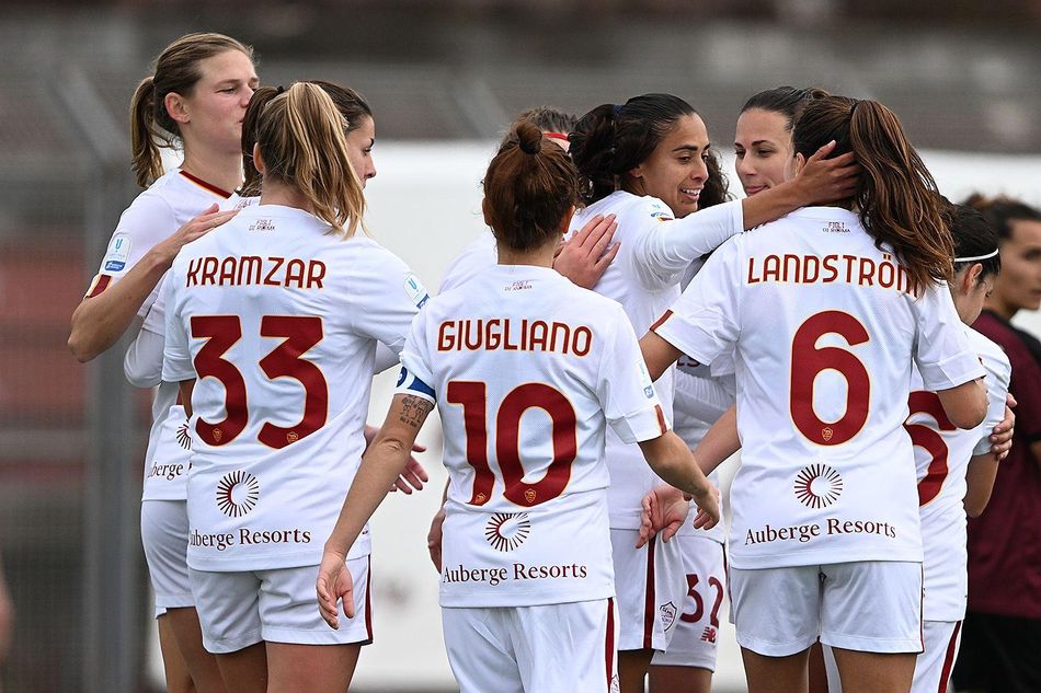 Pomigliano 1-8 Roma Women: A big step towards the semi-finals! - AS Roma