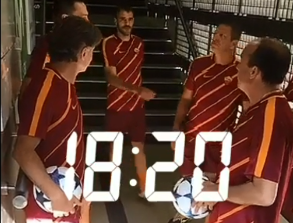 Le AS Roma Legends al Bernabeu: il nostro racconto su Snapchat