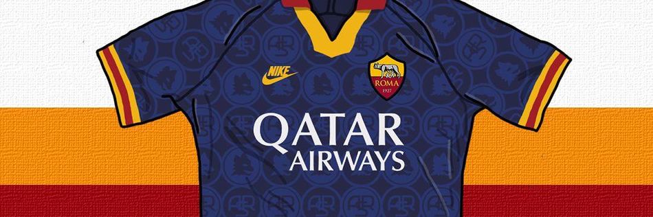 Kit Design: More classic shirts designed by leonardo_asr - AS Roma