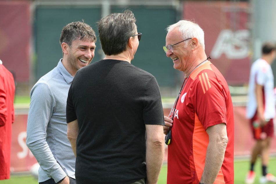 Dan Friedkin with the team - AS Roma