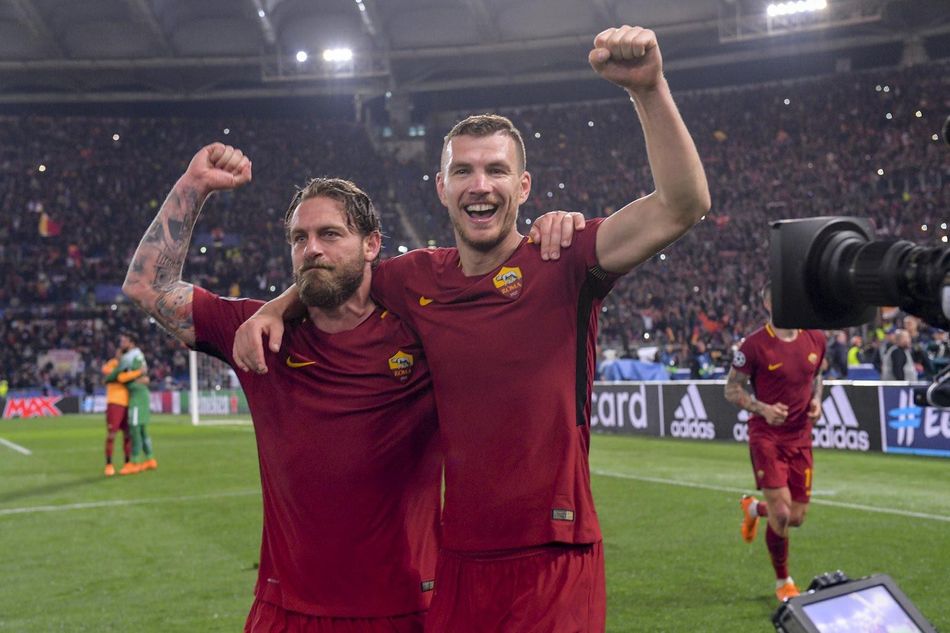 Gallery: Celebrations underway after an incredible comeback - AS Roma
