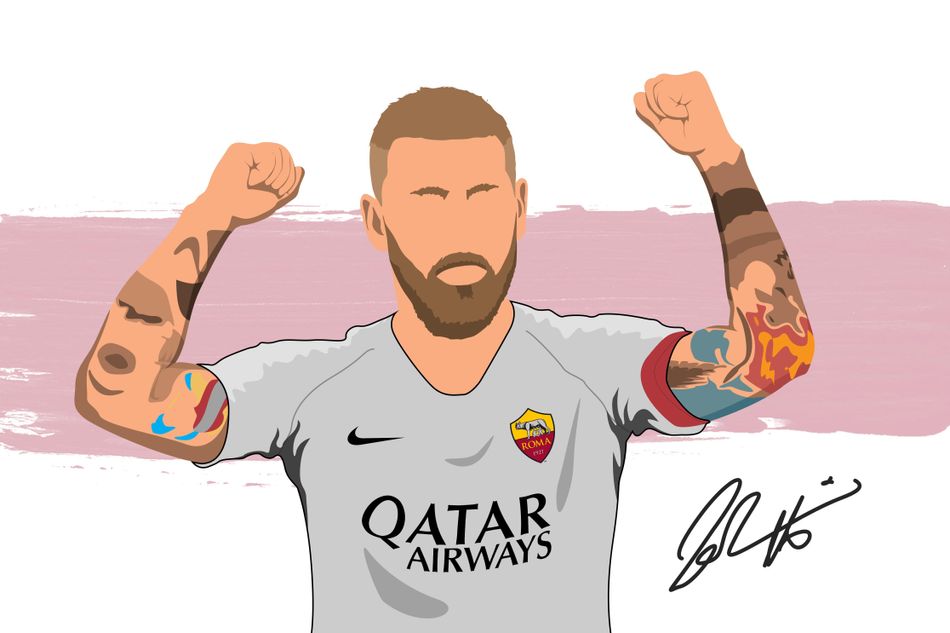 We want to showcase your Daniele De Rossi art work! - AS Roma