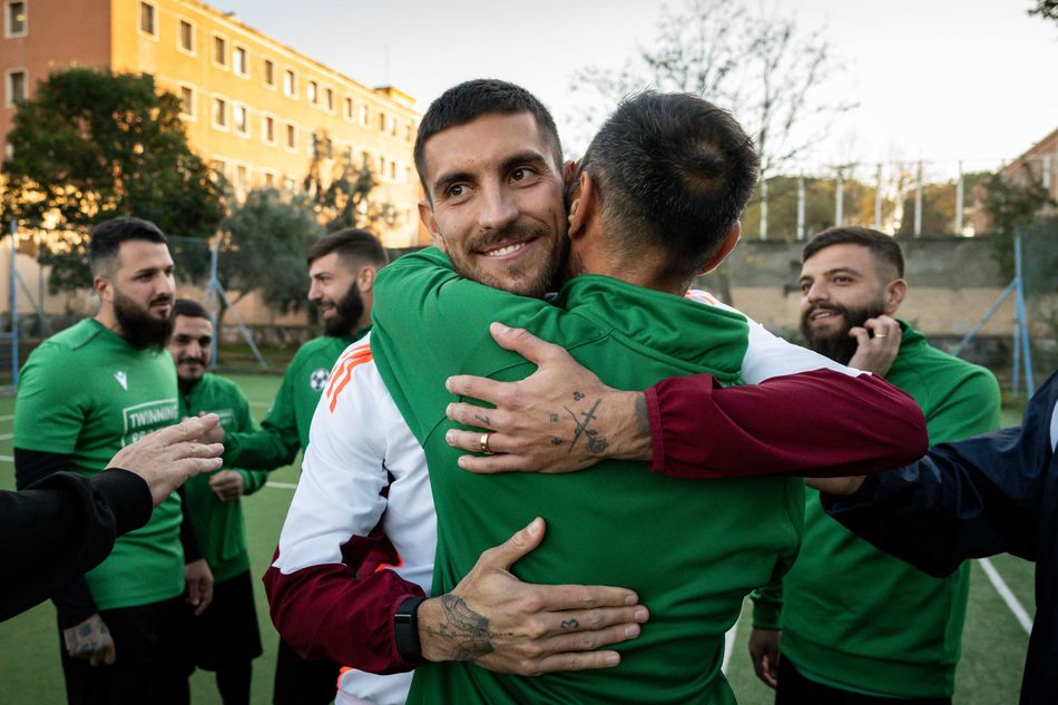 Twinning Project: Lorenzo Pellegrini meets with inmates from the second ...