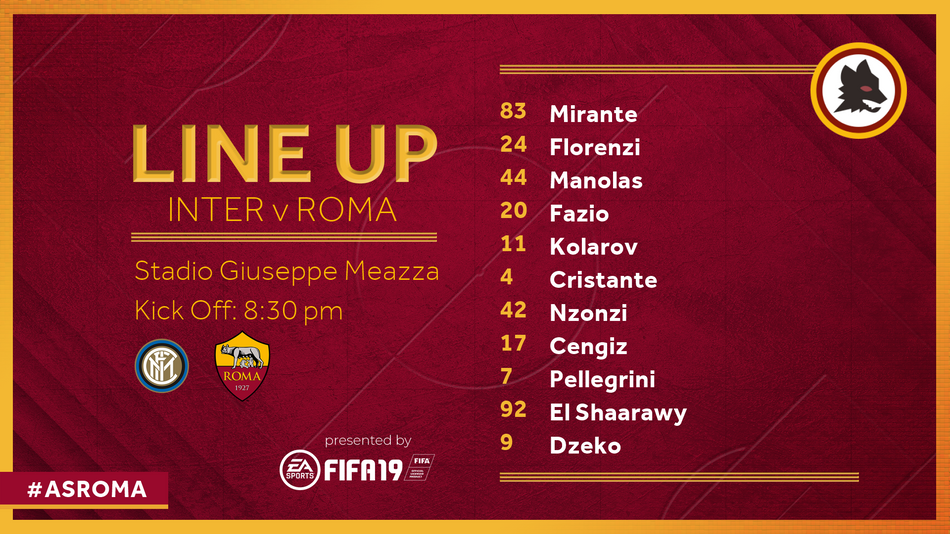 Team news: Cengiz returns to starting line-up - AS Roma