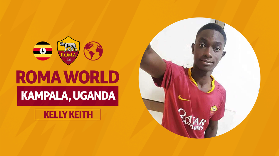 Roma World: Meet Rwothomio Kelly Keith Calvin from Uganda - AS Roma
