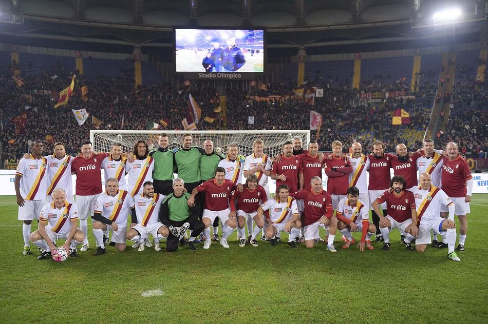 Roma Legends star in charity night at the Olimpico - AS Roma