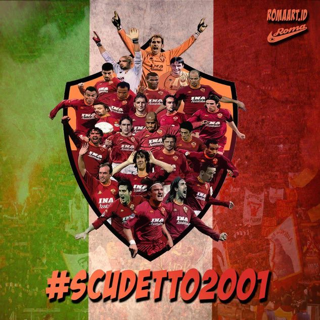 Roma Art: Vinnotsaurus celebrates 2001 Scudetto stars - AS Roma