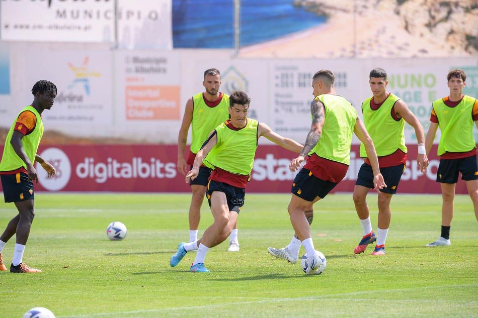 Gallery: Training in Albufeira - AS Roma