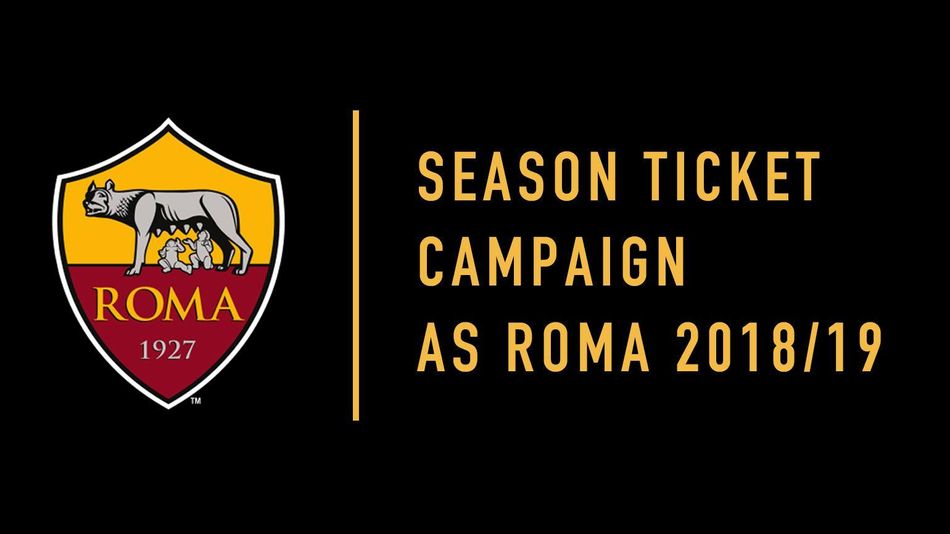 Roma launch season ticket campaign for 2018-19 - AS Roma