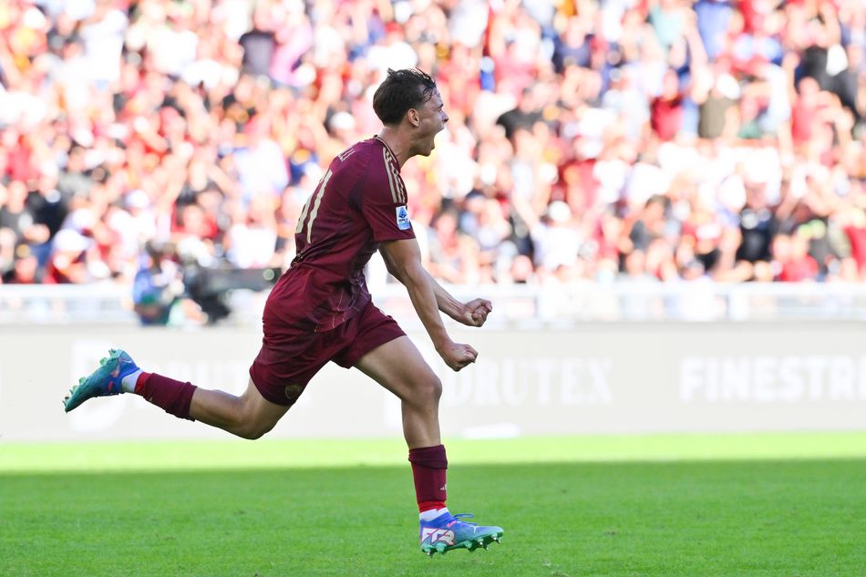 Pisilli's post-match thoughts after scoring first Serie A goal - AS Roma