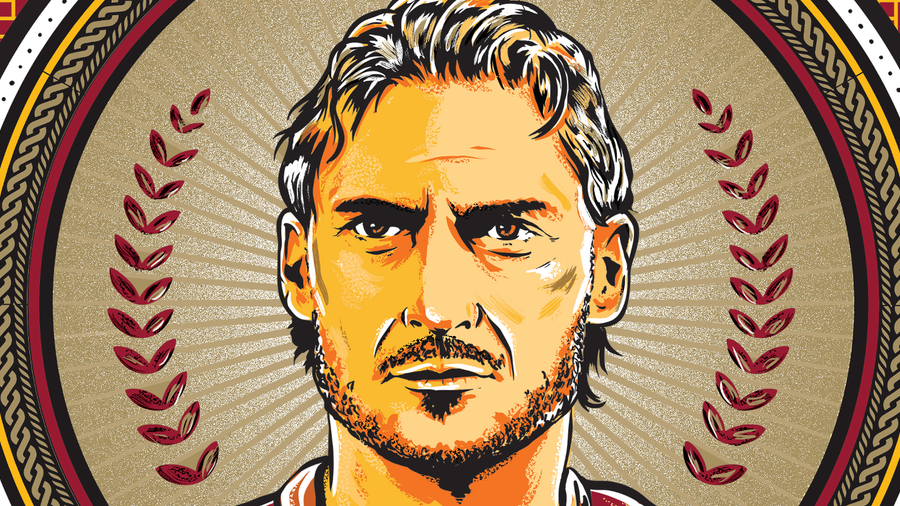 Roma Art: Francesco Totti by Scott McRoy - AS Roma